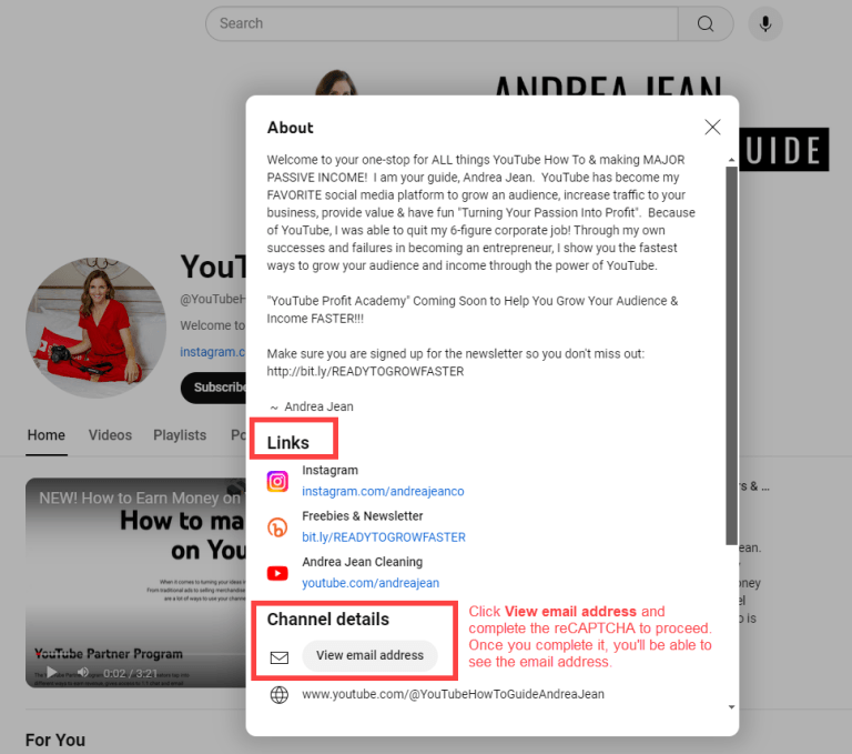 YouTube Email Finder: How to Find Email Associated with YouTube Account ...