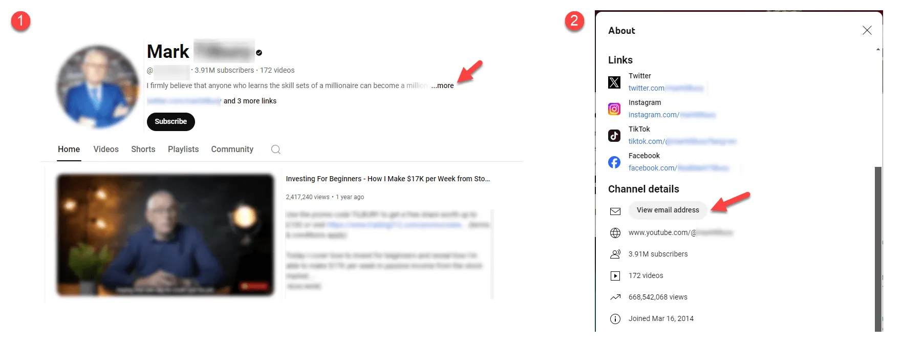 How to Find YouTube Channel Owner Information - Super Easy