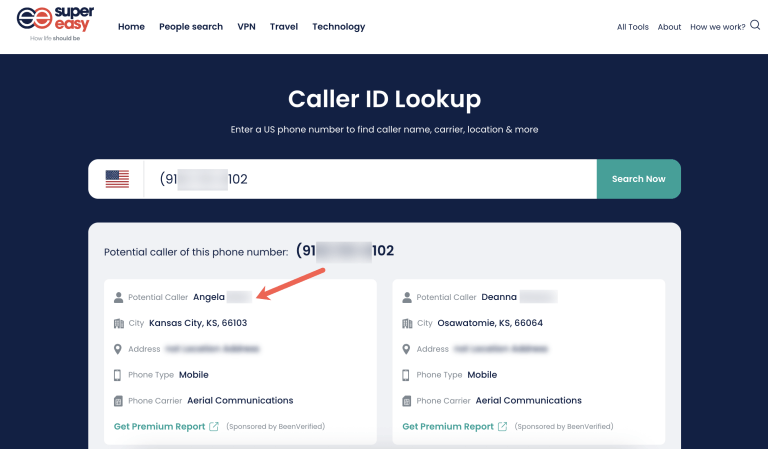 Onvoy Number Lookup | Find Who Called from an Onvoy Number - Super Easy