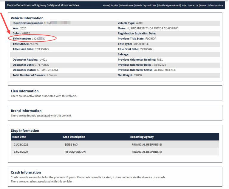 How to Find Vehicle Title Number and Check Title History - Super Easy