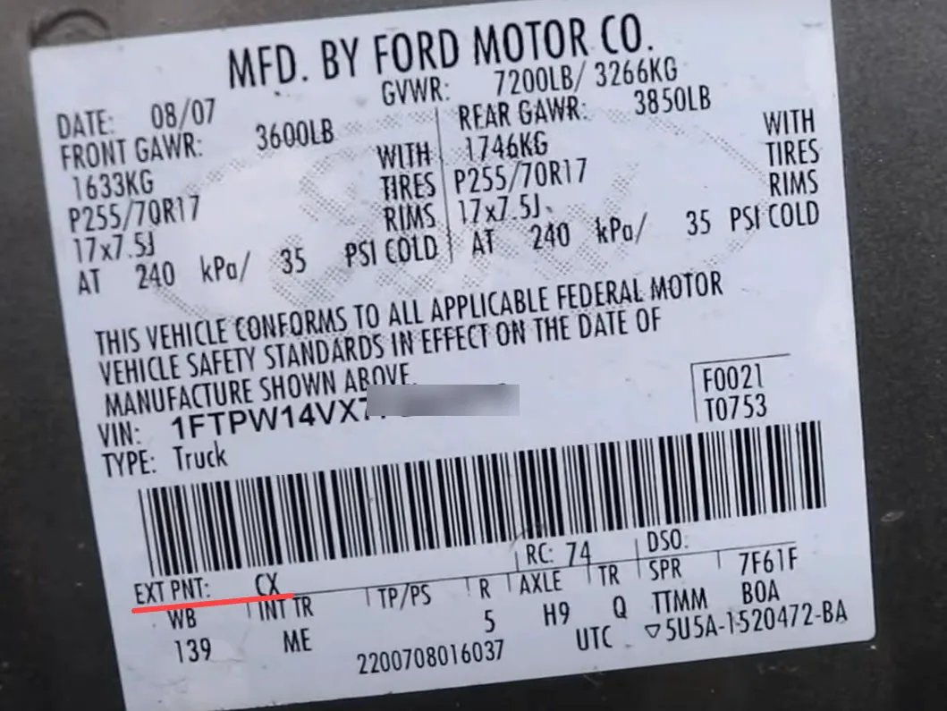 How to Find the Paint Code by VIN - Super Easy