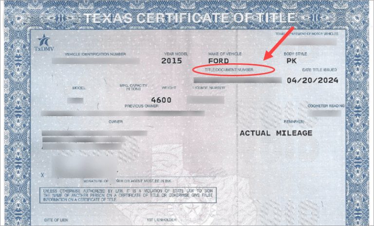 How to Find Vehicle Title Number and Check Title History - Super Easy