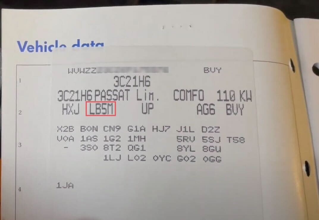 How to Find the Paint Code by VIN - Super Easy