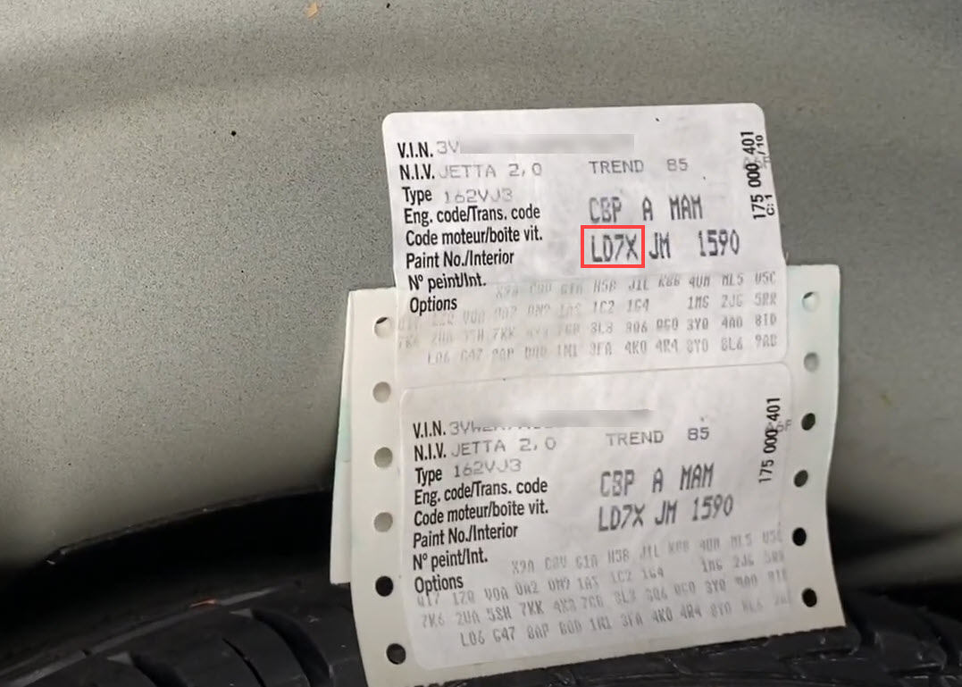 How to Find the Paint Code by VIN - Super Easy