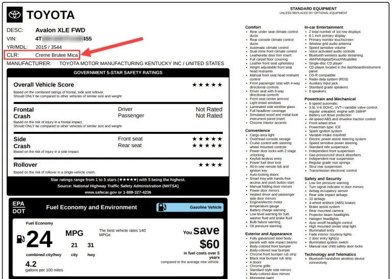 How to Find the Paint Code by VIN - Super Easy