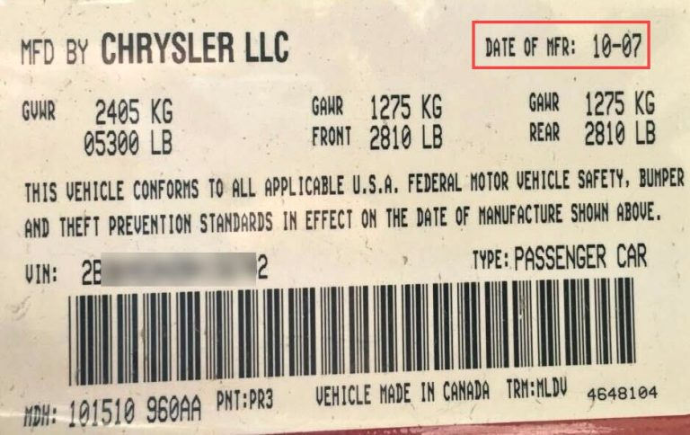 How to Find Vehicle Manufacture Date by VIN - Super Easy