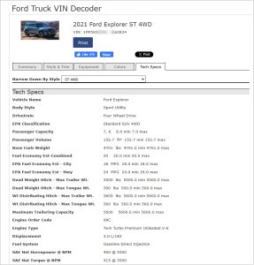 How to Look up Vehicle Specs by VIN - Super Easy